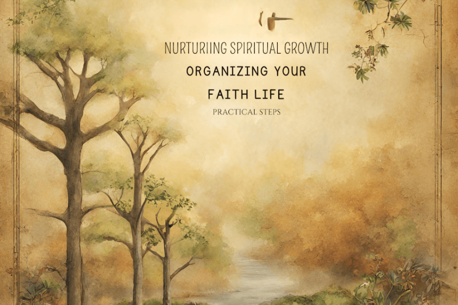 Nurturing Spiritual Growth: Practical Steps for Organizing Your Faith ...